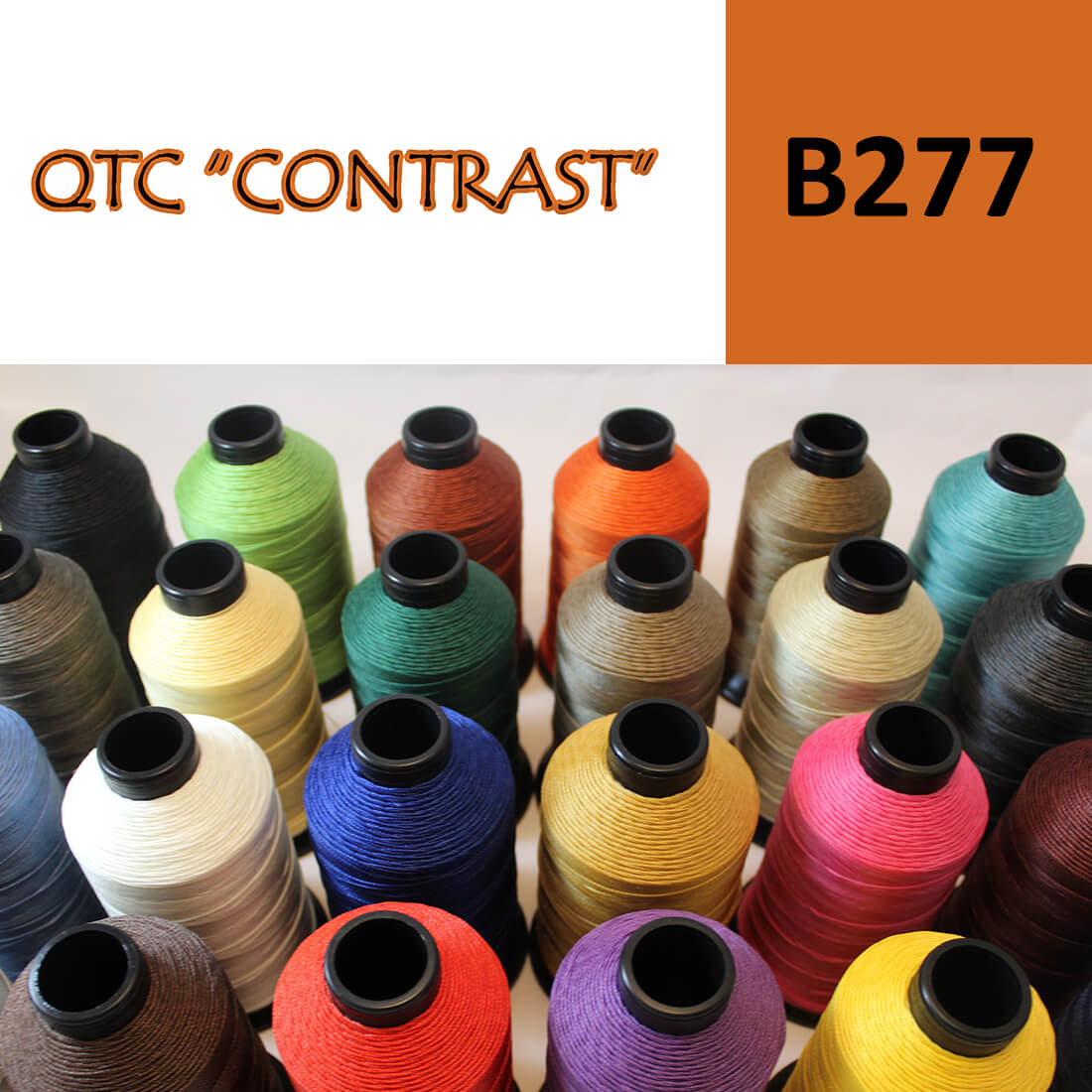 QTC CONTRAST Bonded Nylon Thread | Quality Thread – Quality Thread ...