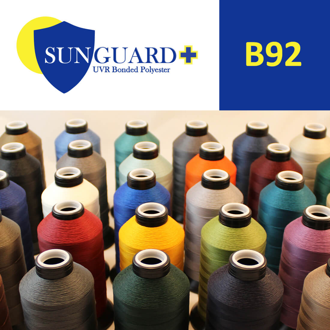 Sunguard+ Top Thread B92 | Bonded Polyester Thread | Quality Thread ...