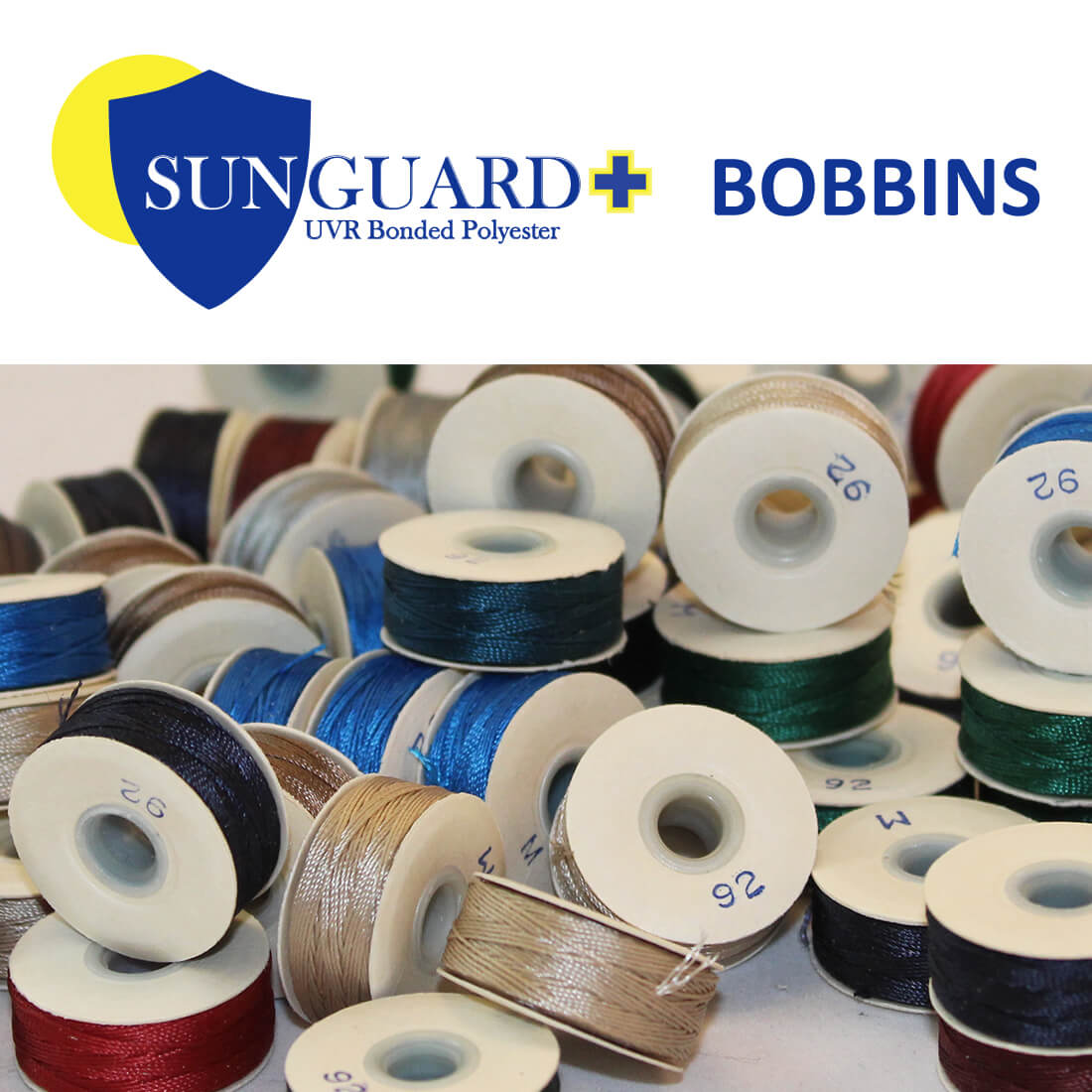 Sunguard+ Bobbins | UVR Bonded Polyester Thread | Quality Thread ...